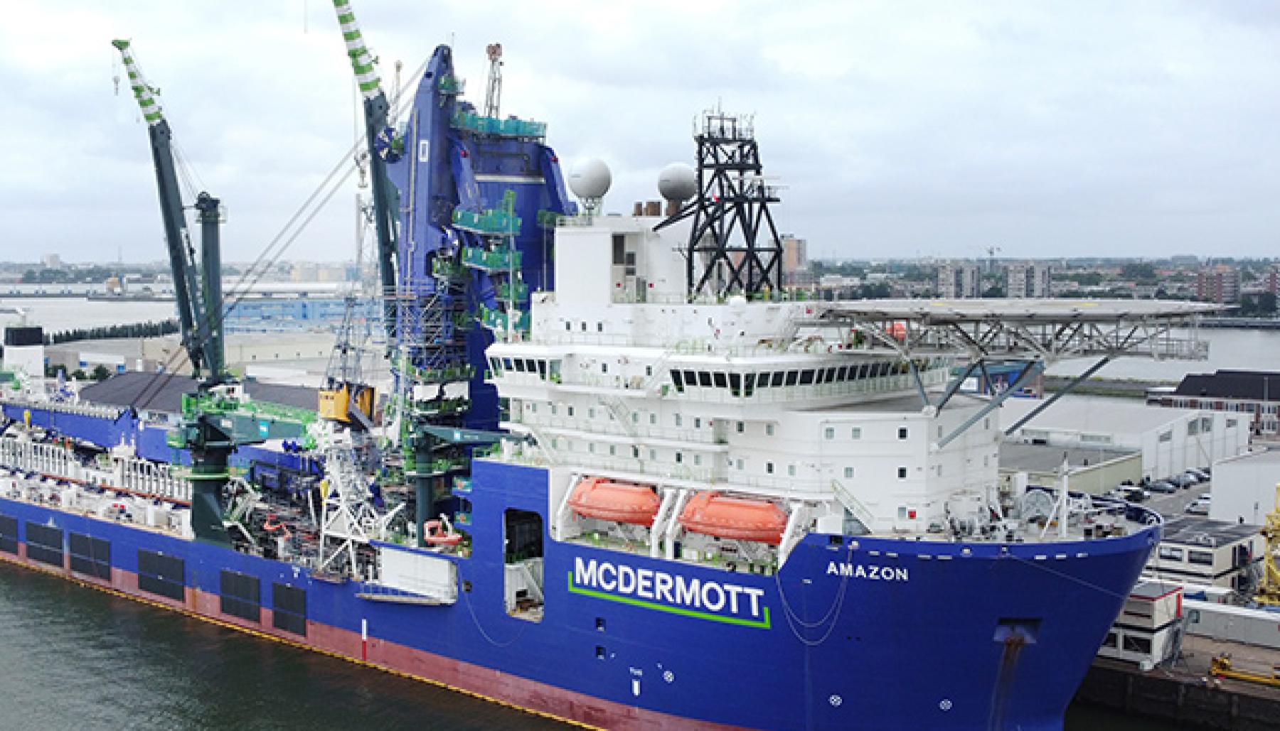 J-Lay vessel Amazon | Alewijnse