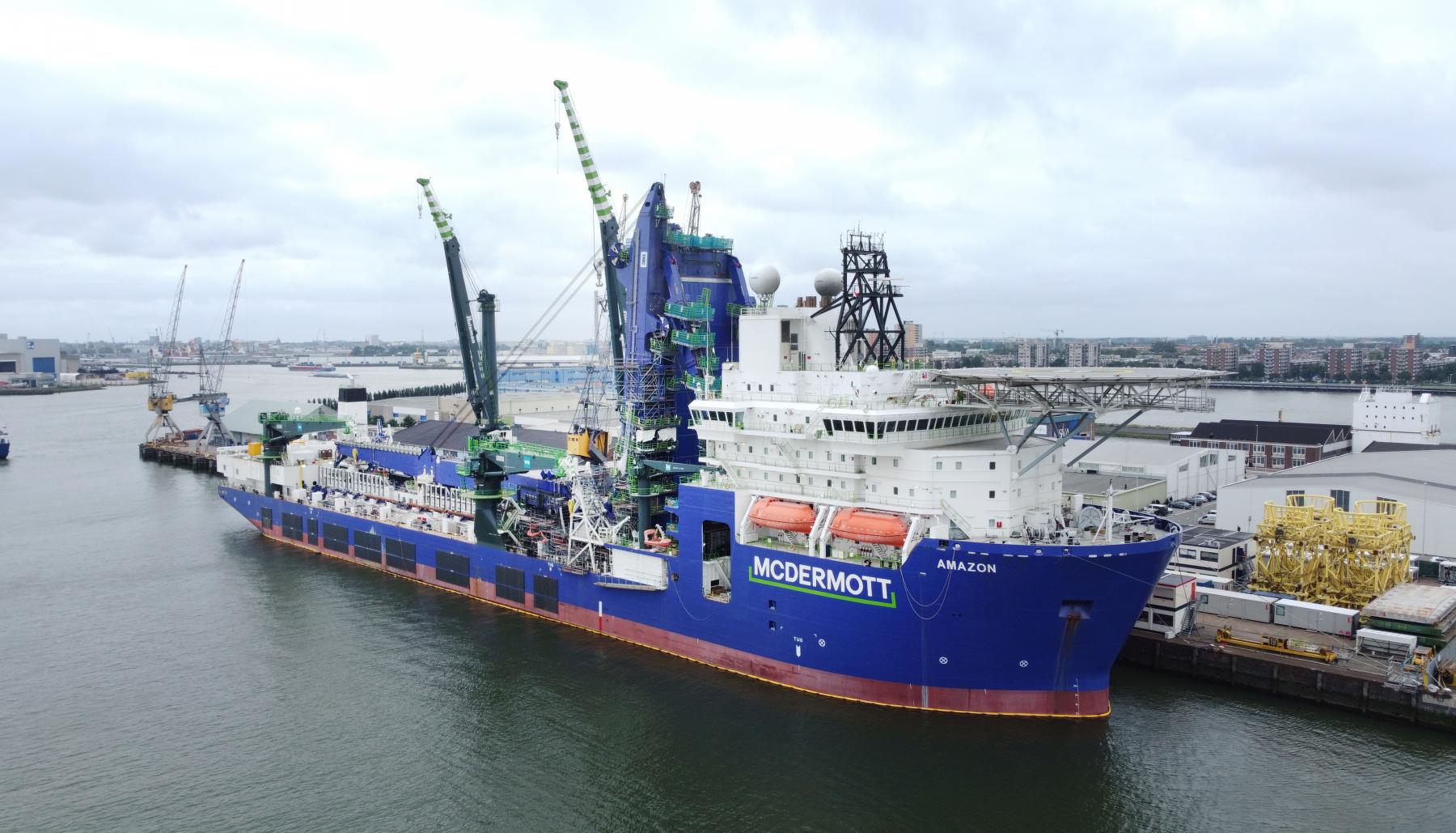 J-Lay vessel Amazon | Alewijnse